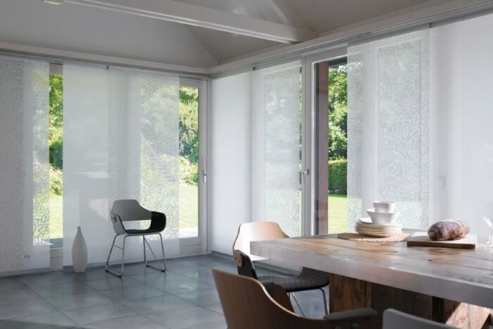 Vertical Panel Tracks, Roman Window Shades, Roman Blinds